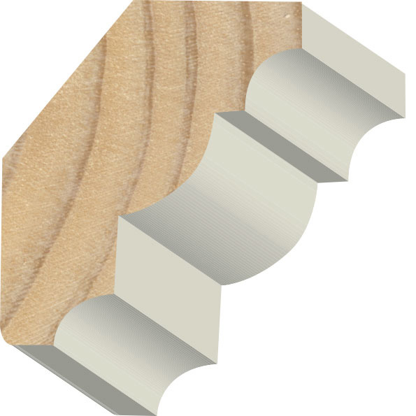 Exterior Treated Primed Pine Gutter Moulding | Exterior Moulding