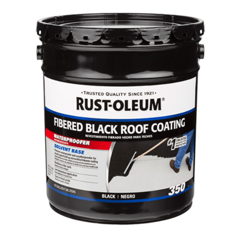 Shop Rust-Oleum Fibered Black Roof Coat at Moscow & Pullman Building ...