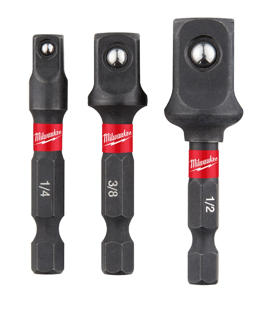 Shop Milwaukee SHOCKWAVE Impact Duty 3-Piece Socket Adapter Set ...